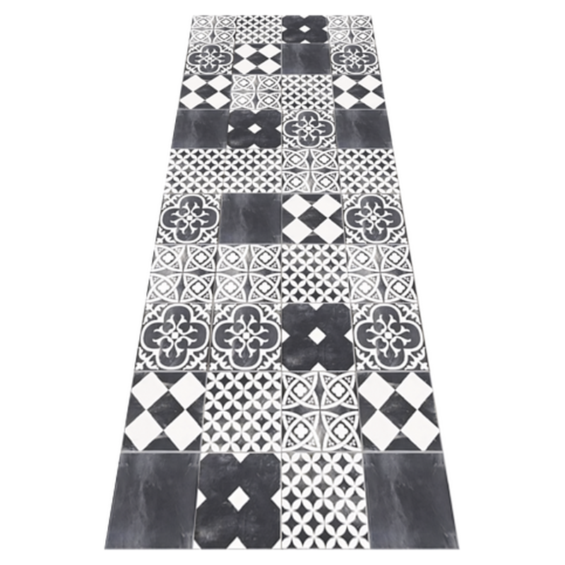 Covor de vinil pentru bucătărie ciment ardesia