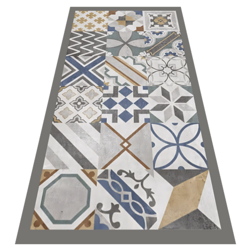Cement Tiles kitchen mat