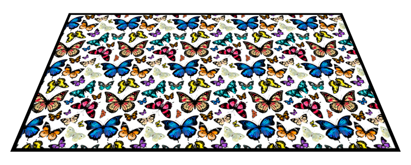 Butterfly Collection animal mat