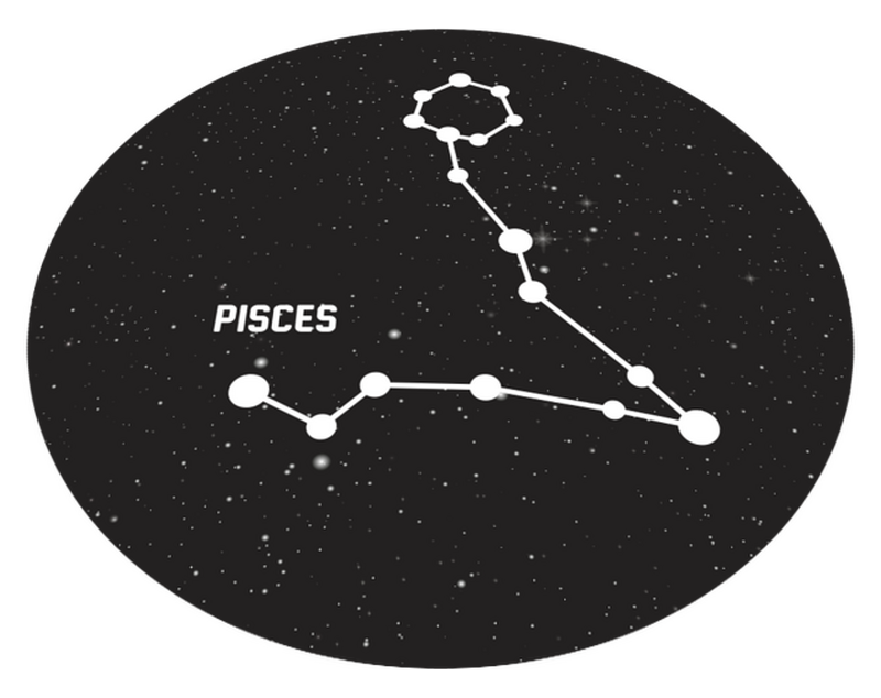 Stjärntecken fiskarna samtida mattor - Tenstickers