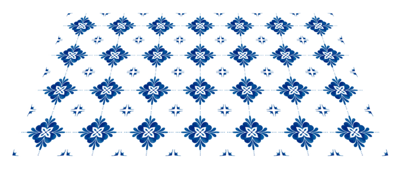 illustration tiles textured contemporary rugs - TenStickers