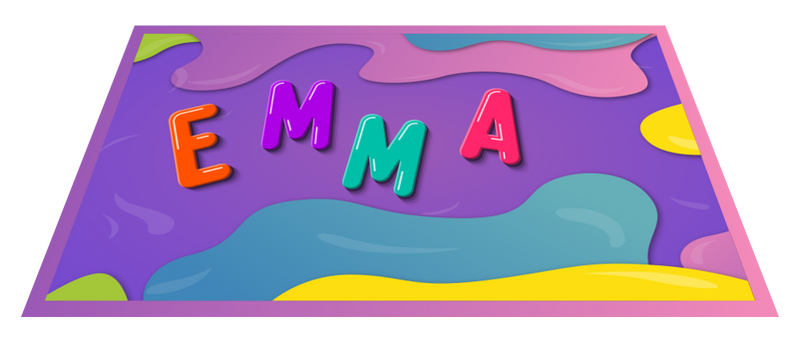 Personalized Name custom floor mat