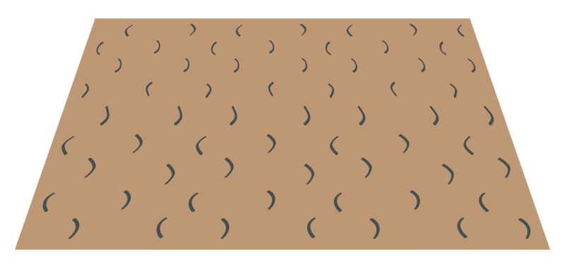 Curved Minimalist Pattern texture vinyl carpet