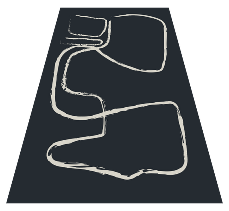 Abstract Line Patterns minimalistic rug