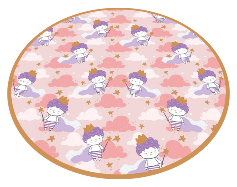 Magic Cloud Kingdom kids vinyl carpet