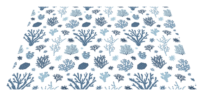 Coral Reef Pattern nature rug