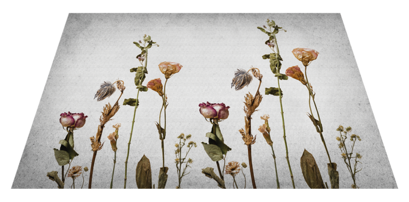 Botanical Imagery floral rug