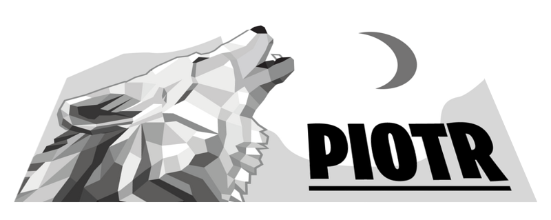 Personalizovaný vinylový koberec geometric-animals šedý vlk - TenStickers