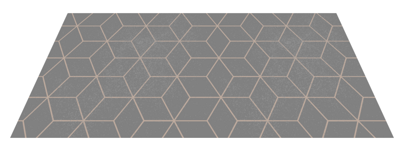 Contemporary style squares geometric carpets - TenStickers