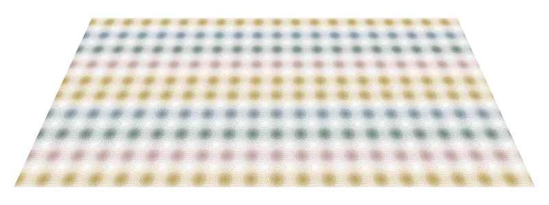 Soft pastel lines living room rug