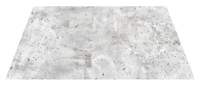 Gray concrete effect dining room rug