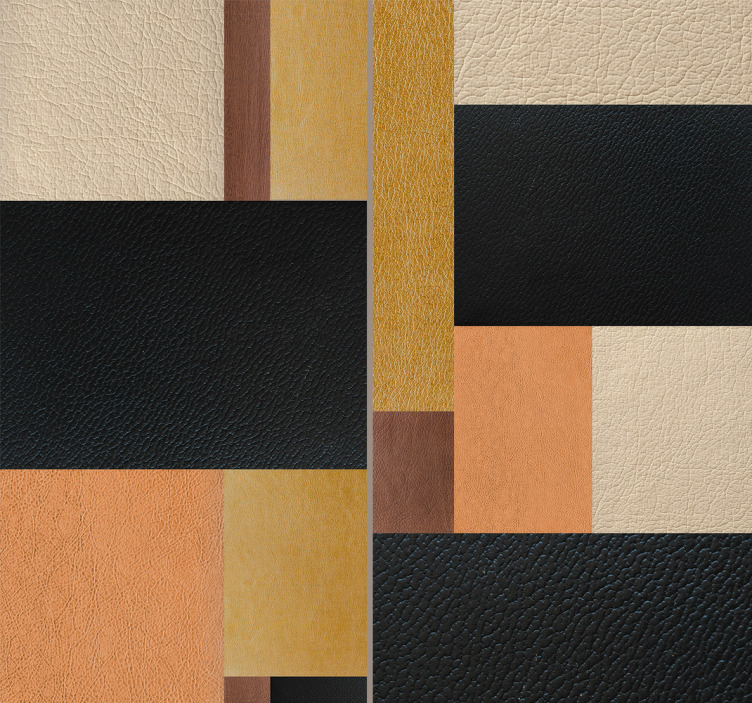 Geometric Textured Blocks square wallpaper