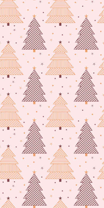 Geometric Pine Trees nature wallpaper