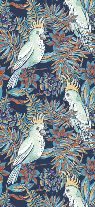 Parrot Motif Display parrots wallpaper