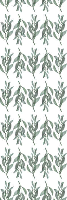 Botaniska lövverk Tapet blad