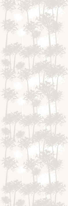 Trees cream palm tree wallpaper - TenStickers