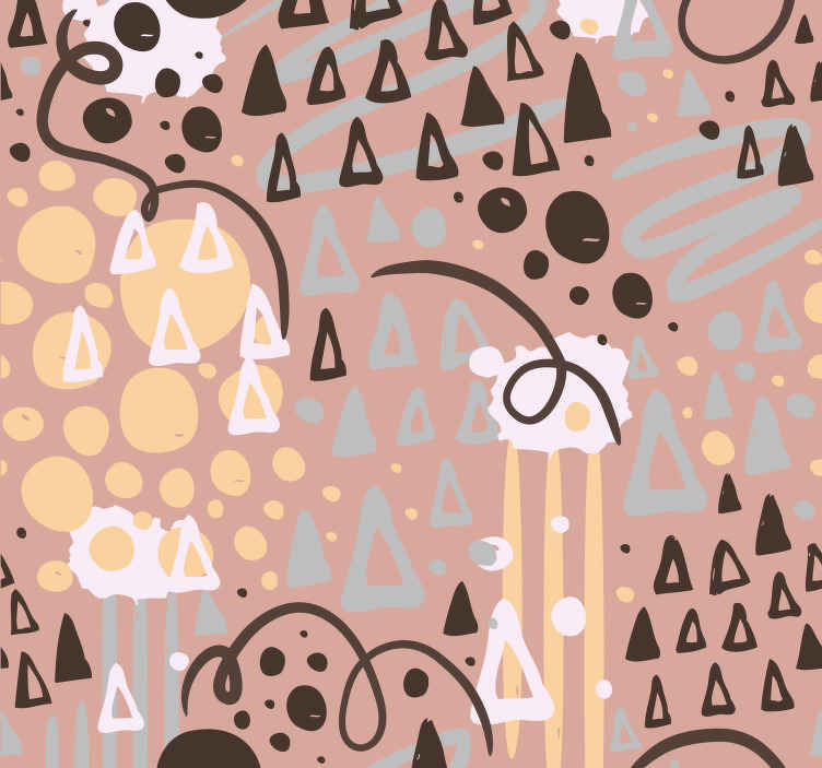 Geometric Fun Shapes Kids wallpaper