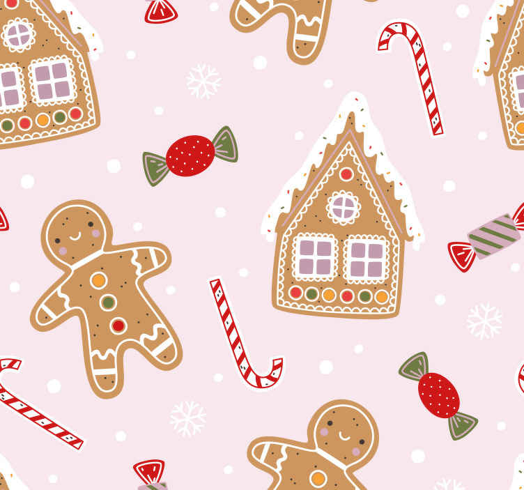 Gingerbread Festivity christmas wallpaper