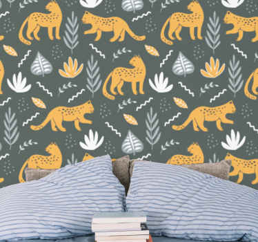 Originale leopard tapeter - TenStickers