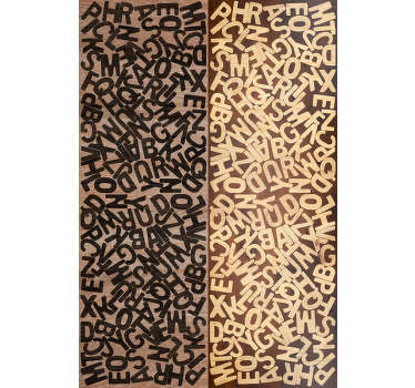 Papel mural de Letras y Textos para Hogar - TenVinilo