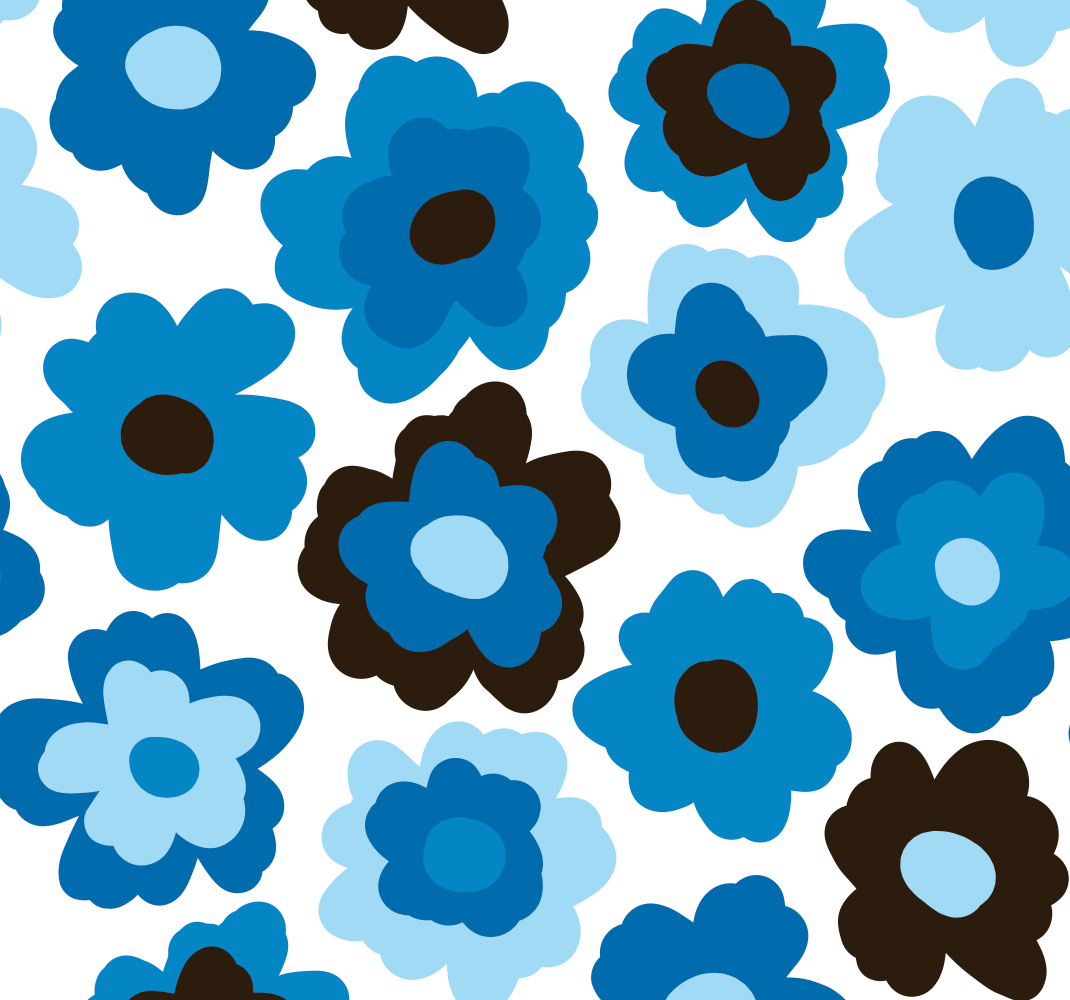 blue poppy flowers wallpaper