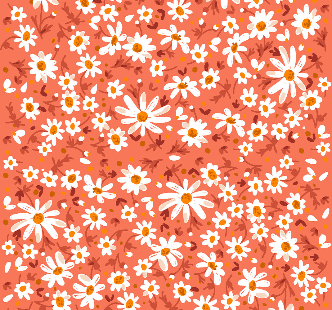 Papier peint floral motif de fleur