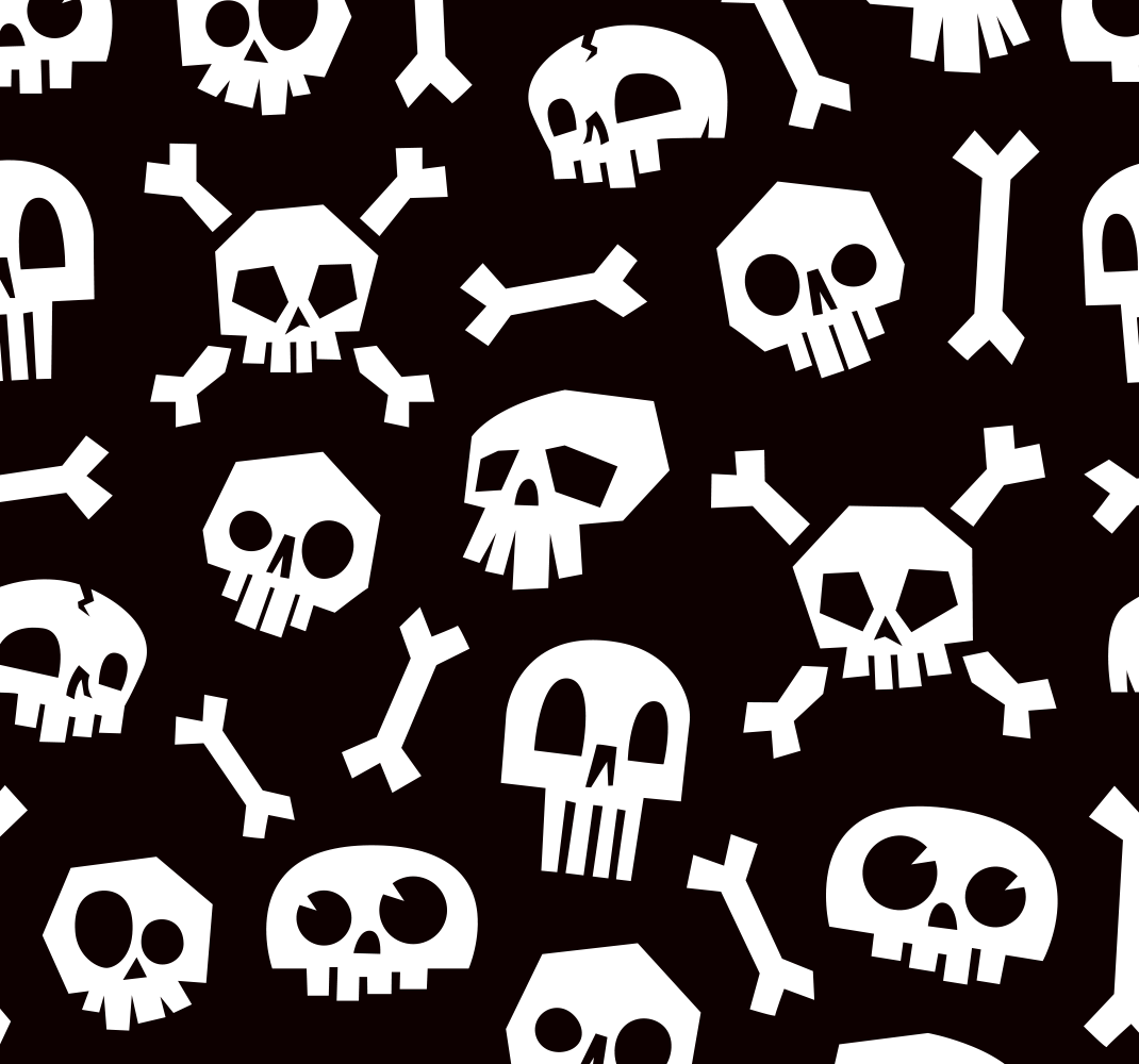 Skulls and Bones halloween wallpaper
