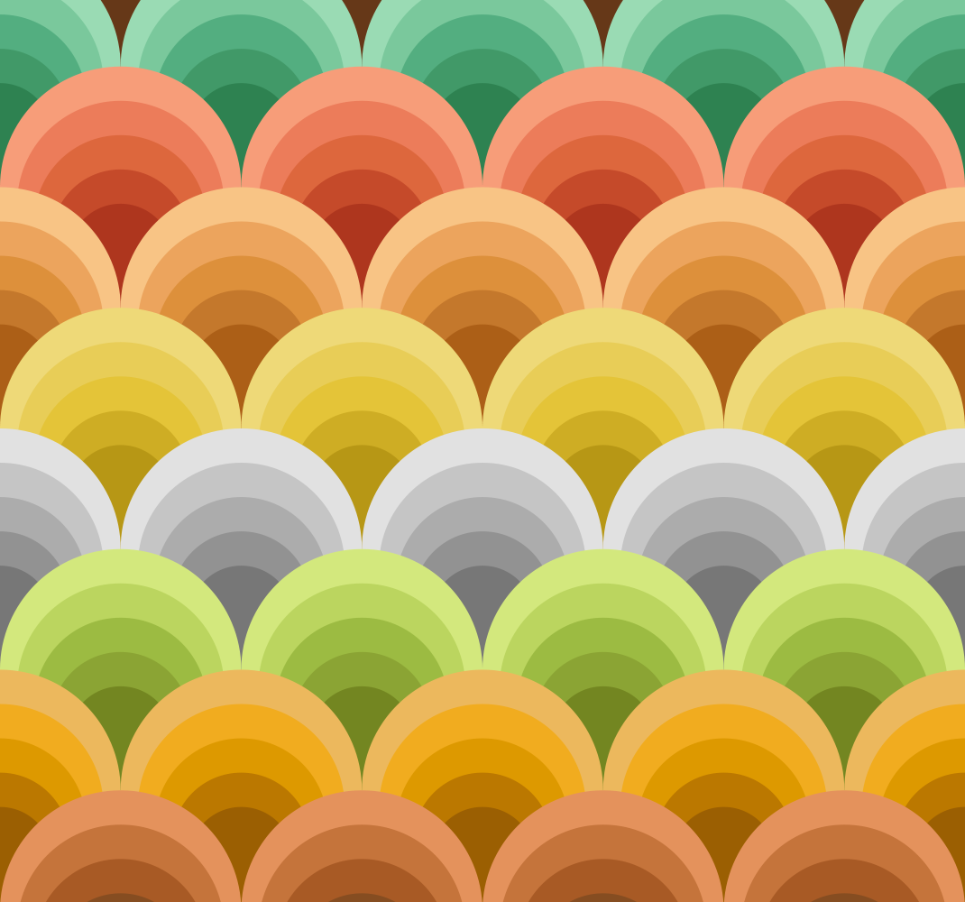 Curved Colorful Patterns modern wallpaper