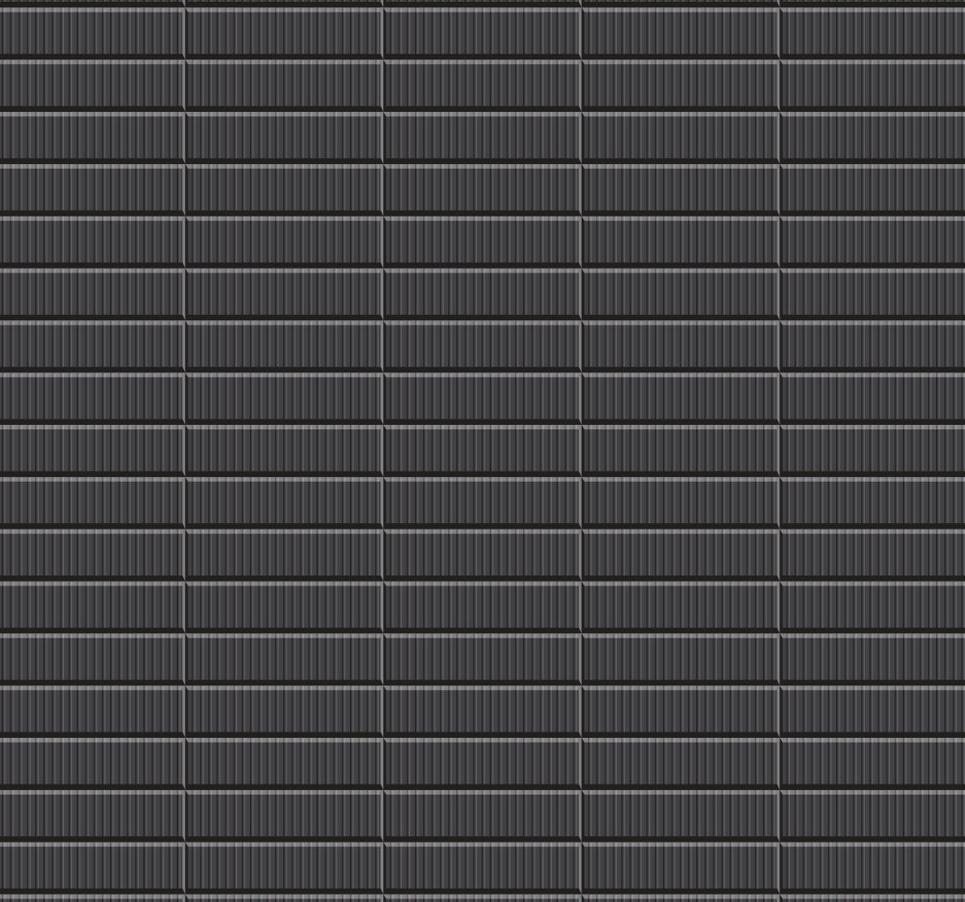 black tiles 3d wallpaper Kitchen Wallpaper - TenStickers