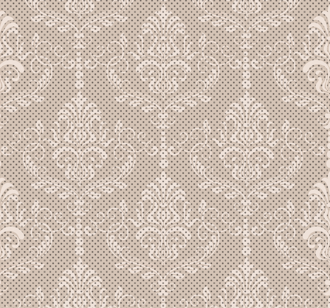 Papel floral floral beige - TenVinilo