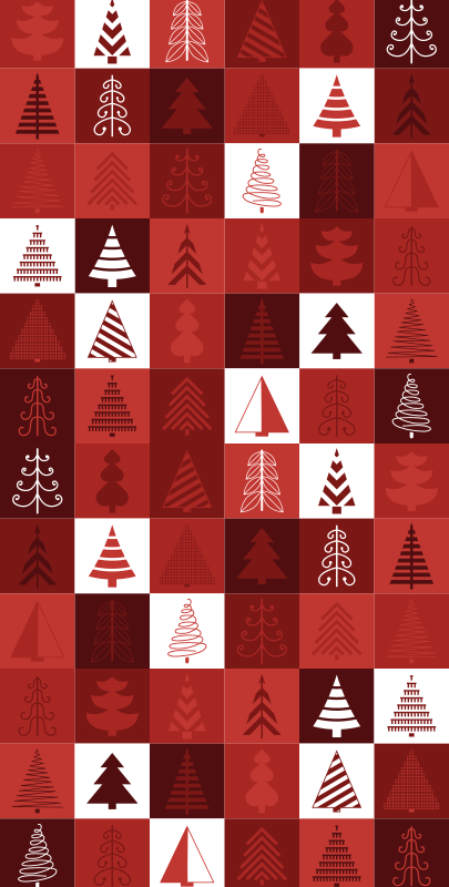 Festive Tree Patterns christmas wallpaper