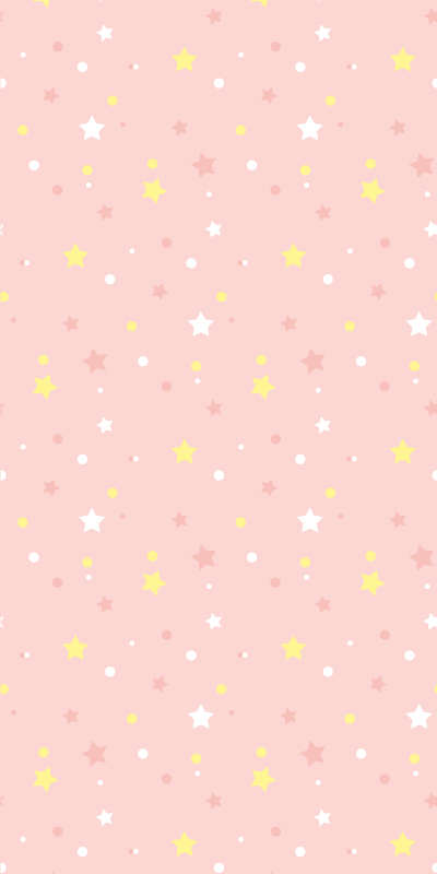 Pink background starry wallpaper - TenStickers