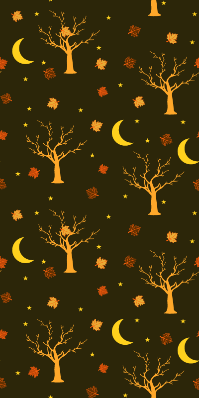Autumnal Night Motif nature wallpaper
