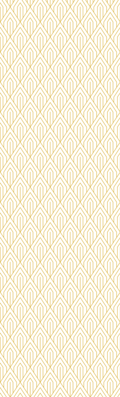 Modern yellow diamond shape pattern Contemporary Wallpaper - TenStickers