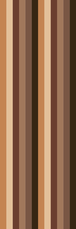Brown vertical stripes Office Room Wallpaper - TenStickers