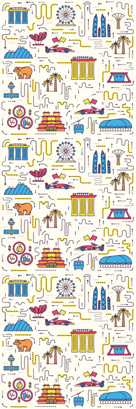 Cityscape Fun city wallpaper