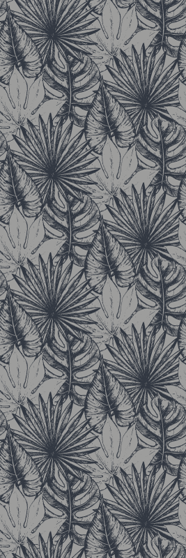 Tropical Motif living room wallpaper