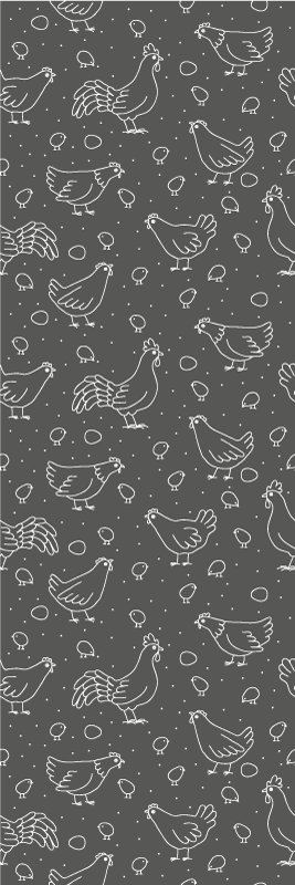Hen Motif Pattern animal wallpaper