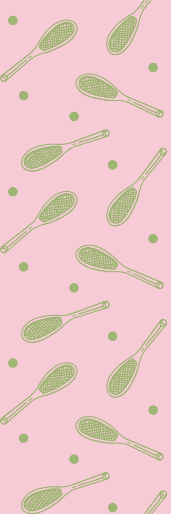 Tennis Racket Pattern wallpaper dots