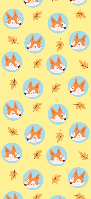 Autumn Fox Theme cute animal wallpaper