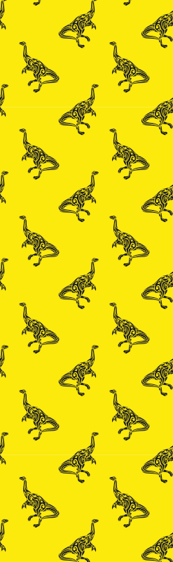 Yellow adventure dino wallpaper