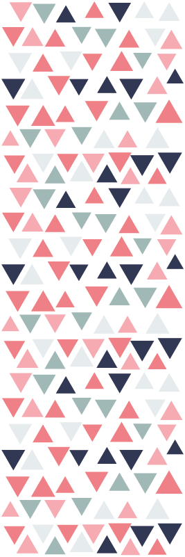 Motivo Geometrico A Triangolo Rosa