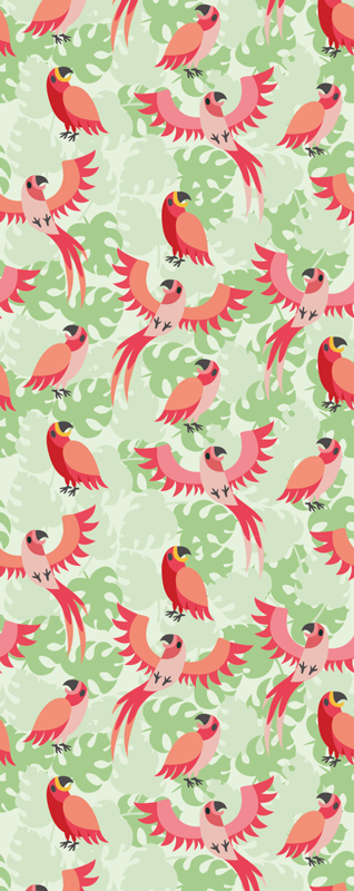 Parrot Pattern birds wallpaper