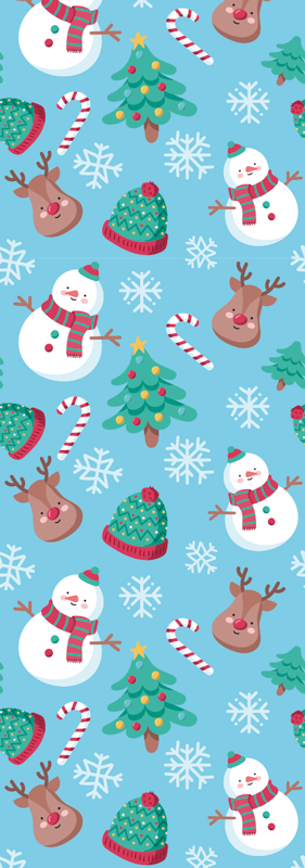 Julens mønster juletapet