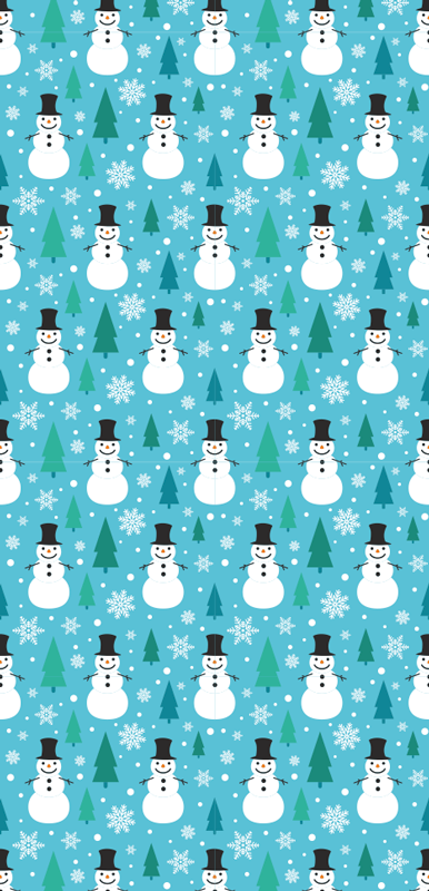 Snowman Festive Pattern christmas wallpaper