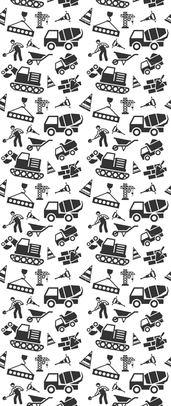 Construction Motif industrial wallpaper