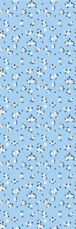 Blue Floral Background flowers wallpaper