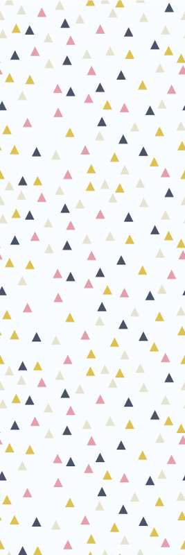 Minimal triangle pattern Contemporary Wallpaper - TenStickers