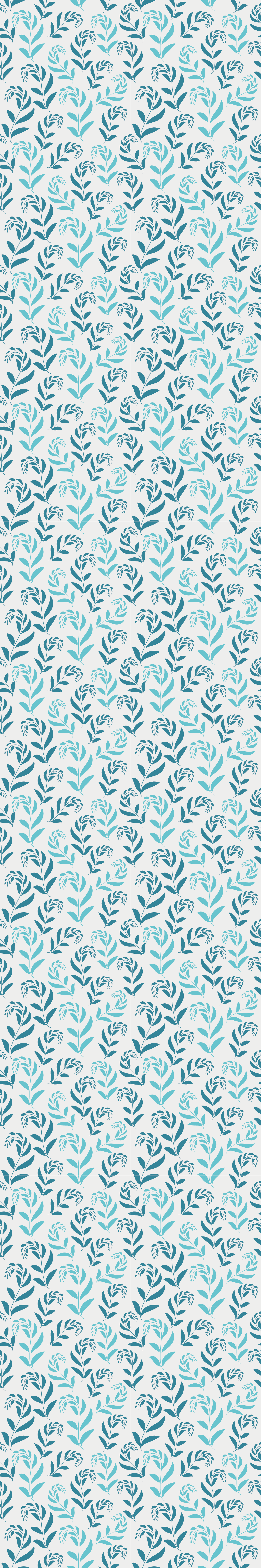 Botanical Repetition leaf wallpaper