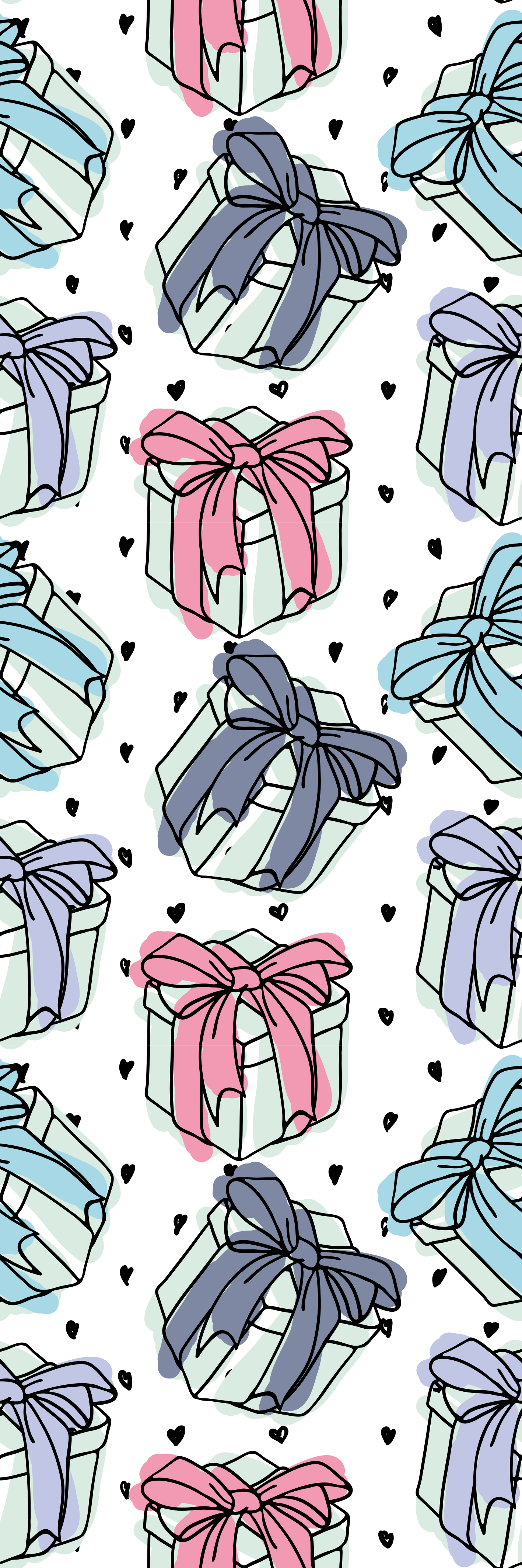 Festlige gaveæsker juletapet